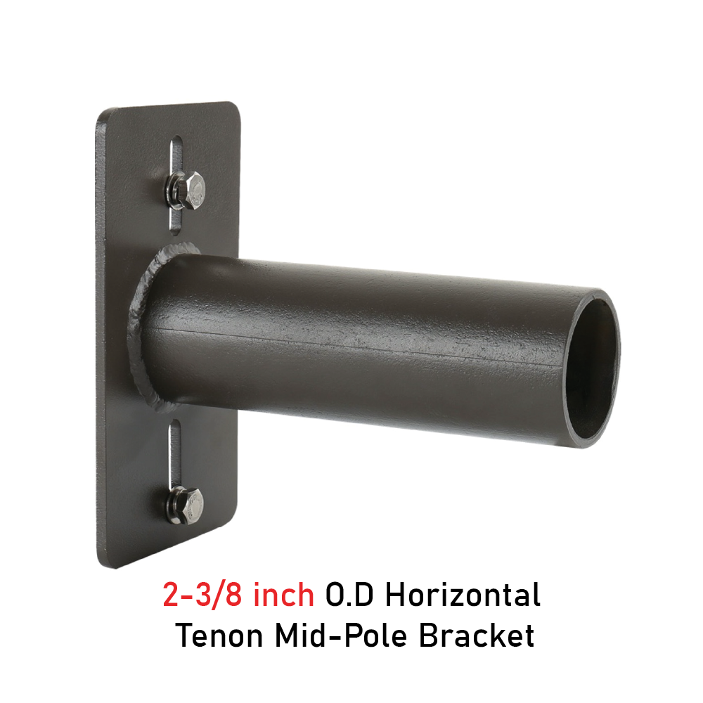 2-3/8″ Horizontal Mid Pole Tenon Bracket for Slip Fitter – Nur ...